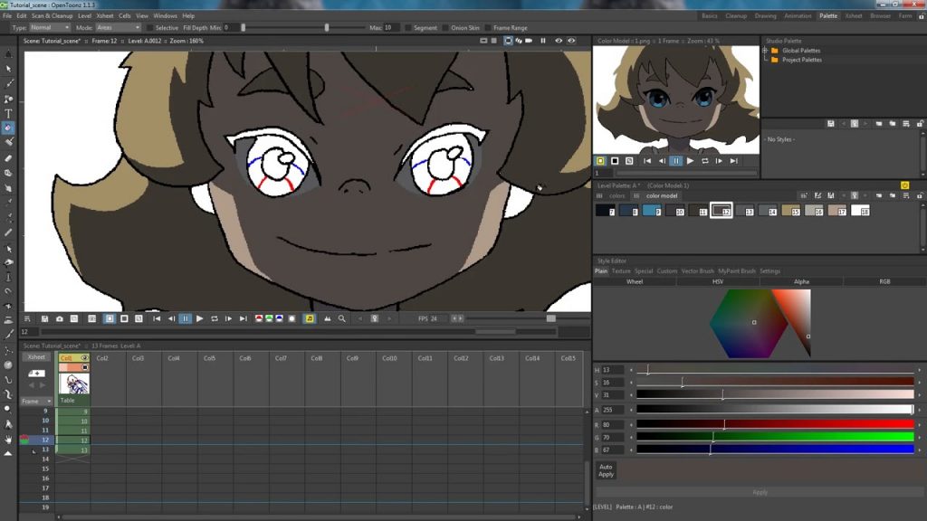 OpenToonz Traditional Animation Tutorial – Part 2: Scan and Trace | INDAC | INDAC