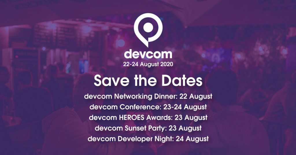 Köln: devcom 2020 registration is now open! - INDAC