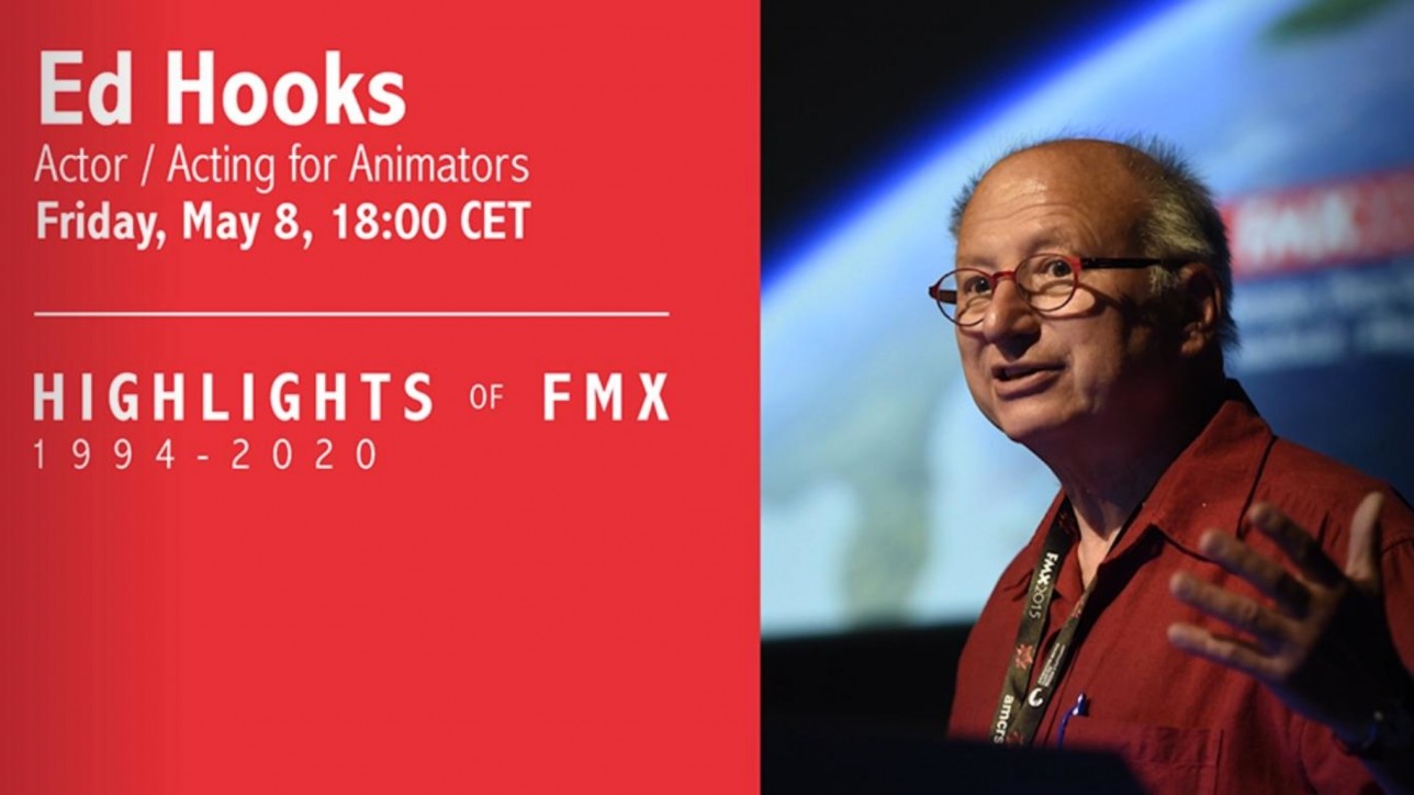 Freitag, 8. Mai, 18:00 CET: FMX Online – Q&A mit Ed Hooks | INDAC