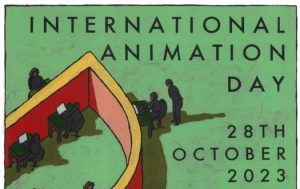 Poster für den International Animation Day 2023 von George Schwizgebel ...