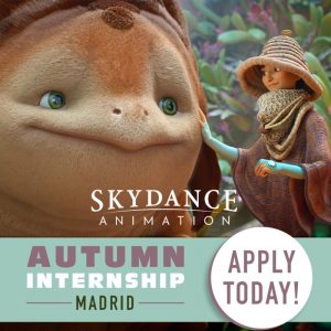 Skydance Animation – Madrid On-site Autumn Internship 2024 - INDAC